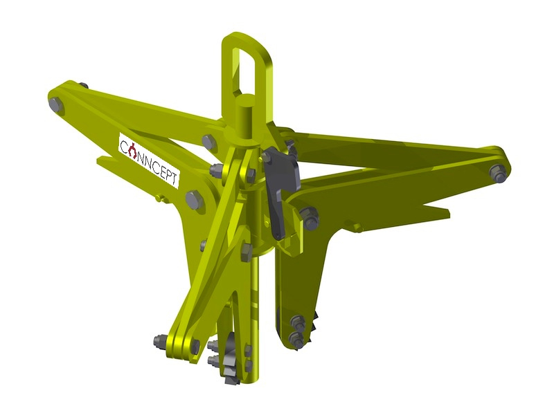 Scissor lifting wire coiltongs with internal grip - Scissor lifting ...