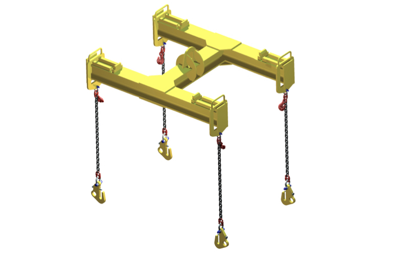 Adjustable H-lifting beams - Lifting beams - According to device type ...